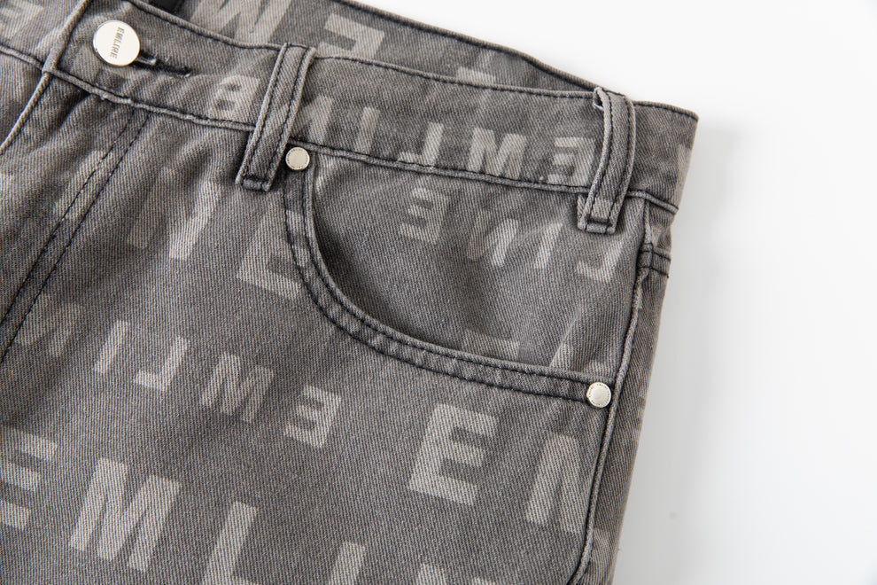 Logo Denim - Black